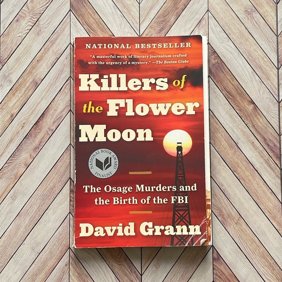 Accents | Used Paperback Book Killers Of The Flower Moon Osage Murders ...